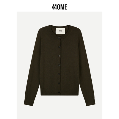 440ME26年春季新品女装桑蚕丝羊毛开衫毛衣FESS0309K