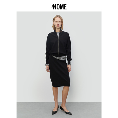 440ME新款显瘦针织半身裙