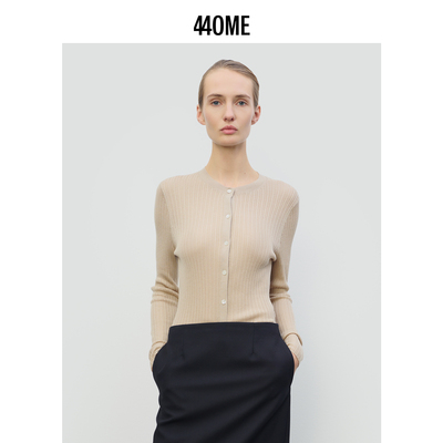 440ME天丝桑蚕丝混纺针织开衫