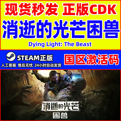 steam游戏 消逝的光芒困兽 Dying Light 国区激活码CDKey PC正版