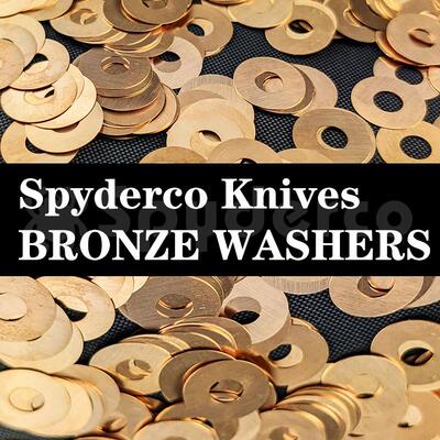 铜片C81蜘蛛C158/C186黄铜垫片 垫圈刀具 开合垫片黄铜 SPYDERCO