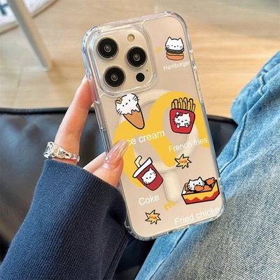 可爱麦门猫咪三星s24ultra手机壳