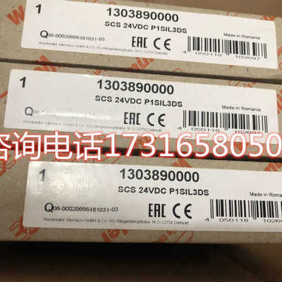 SCS 24VDC P1SIL3DS 魏德米勒安全继电器1303890000