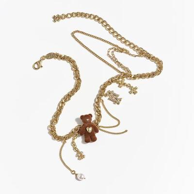 202525年新款*缠绕小熊choker项链