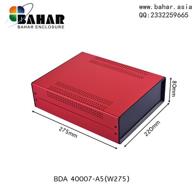 巴哈尔壳体电子检测设备外壳DIY电源铁电源机箱BDA40007-(W275)