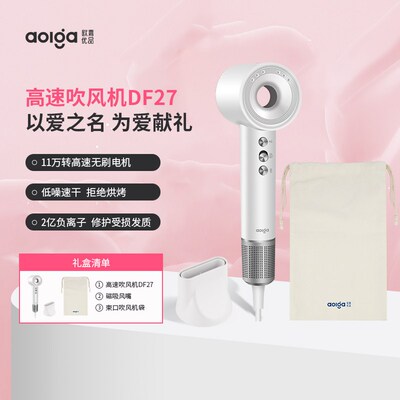 Aolga 欧嘉优品高速吹风机家用速干负离子护发星级酒店同款DF27