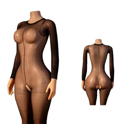 Sexy Tearable Netting Bodysuit for Adults Interactive Wearab