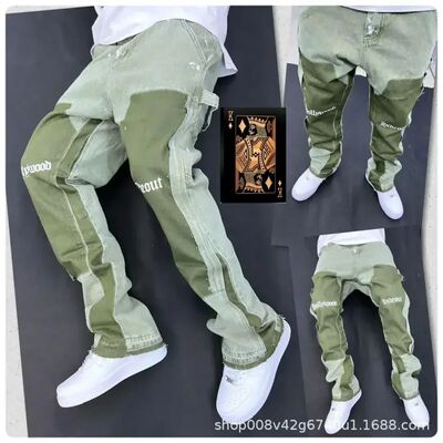 Vintage Men's Jeans Distressed Vibe Bell Bottoms Clean Fit W