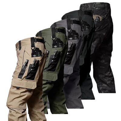 Men's Work Trousers New Tactical Cargo Jeans Outdoor Workwea