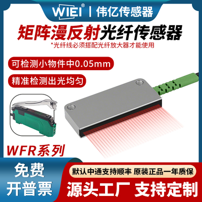 矩形矩阵漫反射光纤光栅传感器