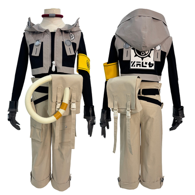 废渊战鬼路德COS服道具背包全套