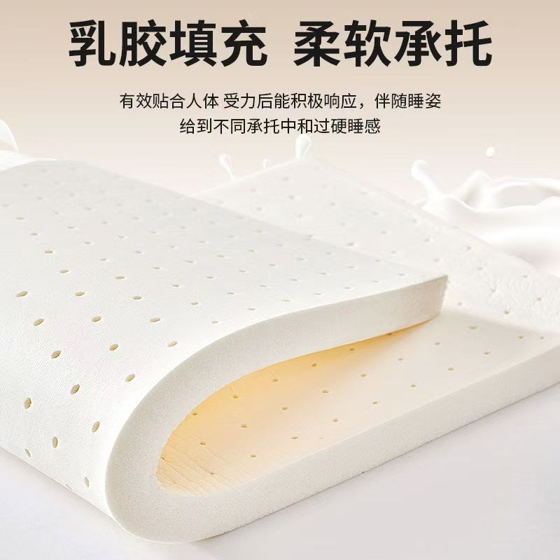 热销乳胶床垫软垫家用宿舍学生单人E记忆棉海绵垫褥子租房专用地