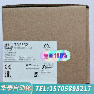 华泰 IFM TA2832 温度传感器。项目剩