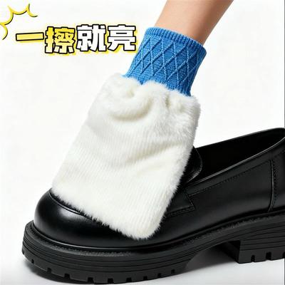 专业擦鞋布擦鞋布皮鞋擦手套刷子神器抛光巾软毛绒面通用护理清洁