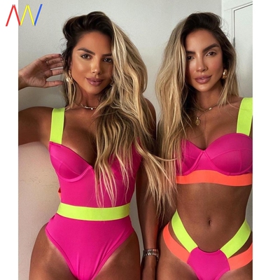 速发woma Swiuit Set swim suit Swimwr Sid Wo Bikii 05