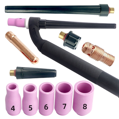 WP-9氩弧焊枪瓷嘴咀钨针夹导流件