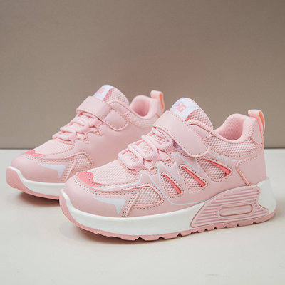 ABC Fans女童鞋2025春秋新款中大童软底透气双网运动鞋儿童板鞋女