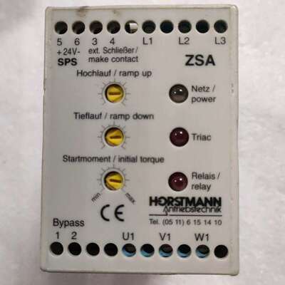 Horstmann软启动3KW，功能，，价