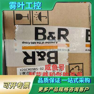 X20CM0985-02  贝加莱控制器正品，欢迎咨【议价】