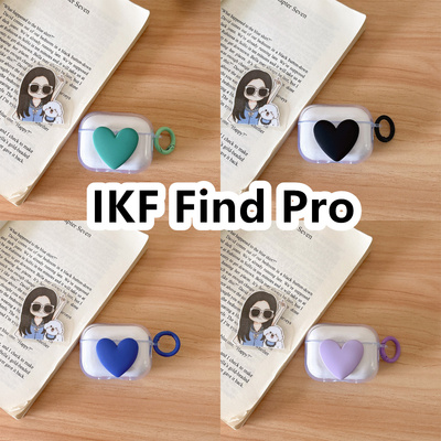 适用于联想LP40 Pro耳机套透明DIY手作桃心保护套防摔可爱