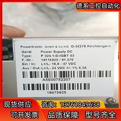 电源POWERTRONIC P 324.1 - D - IG