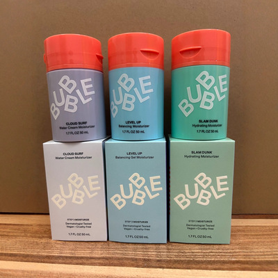 跨境Bubble Skincare面部保湿霜啫喱保湿爽肤水喷雾亮白眼霜50ml