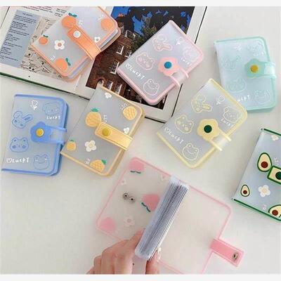 Kawaii Bear Photo Album Cartoon Photocard Holder Scrapbook F
