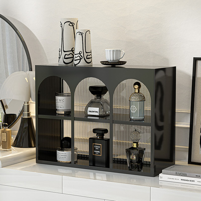 TidyHome香水置物架高级桌面玄关展示架化妆台化妆品收纳盒收纳柜