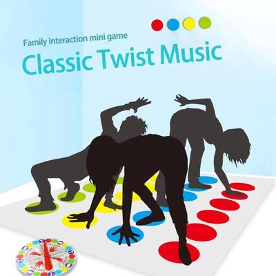 Twist Game Funny Kid Family Body Twist Move Mat Board Game P