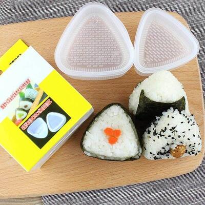4PCS/Set DIY Sushi Mold Onigiri Rice Ball Food Press Triangu