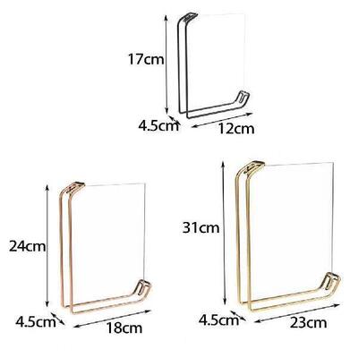 Metal Photo Frame Horizontal Vertical Universal Picture