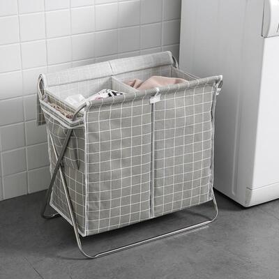 folding large size dirty clothes fabric basket laundry box