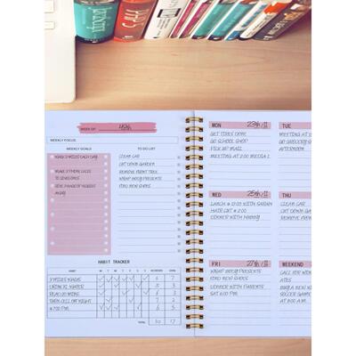 A5 Agenda Planner Notebook Diary Weekly Planner Goal Habit S