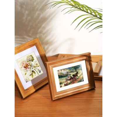 Nordic simple wooden photo frame square picture frames 相框