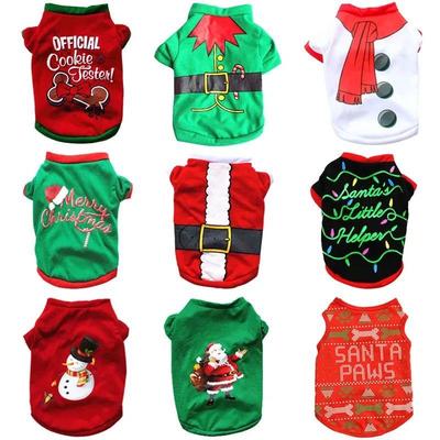 Christmas Dog Clothes New Year Pets Dogs Clothing For Small