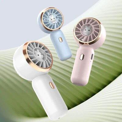 Mini Portable Fan 3 Pack Cute Handheld Fan Battery Operated
