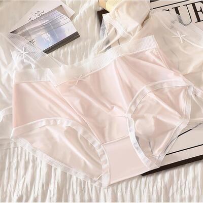 Women Silky Underwear Ultra Thin No Show Panties Plus Size