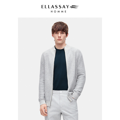 ELLASSAY歌力思男装26年新款保暖时尚舒适羊毛针织衫EME371M02000