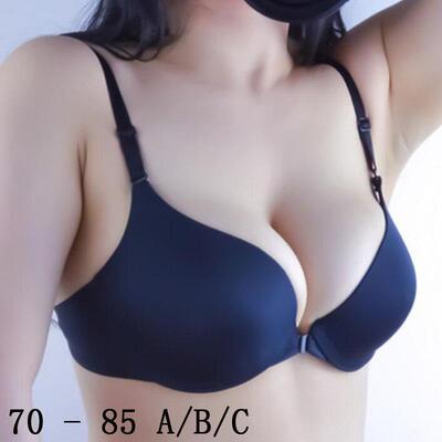 Bras For Women Push Up Bra Front Buckle A B C Cup Sexy Under