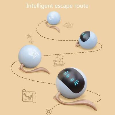 Smart Electric Cat Toys Automatic Rolling Ball Interactive C
