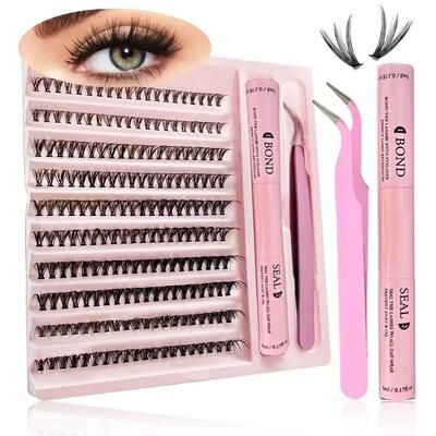 Lashes Clusters Set Extensions Kit Fake eyelashes Mix Lash C