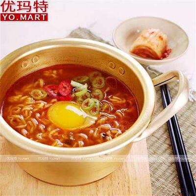 korean ramen pot web celebrity golden boiled noodles bubble