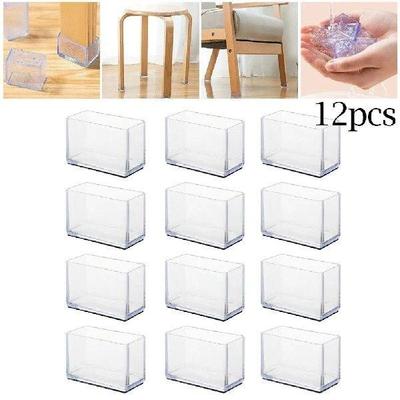 12 Pcs Cap PVC 15x30/20x30/20x40/25x38/30x40cm Chair Leg