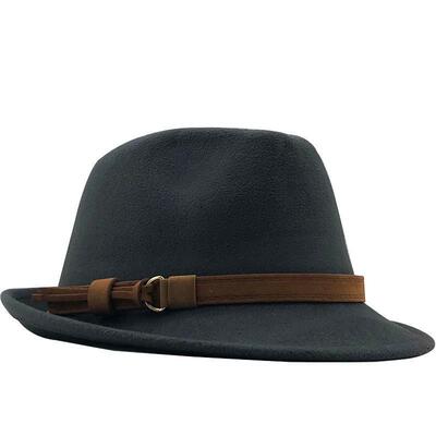 Women Men Wool Fedora Hat Jazz 男女毛呢小礼帽英伦爵士帽