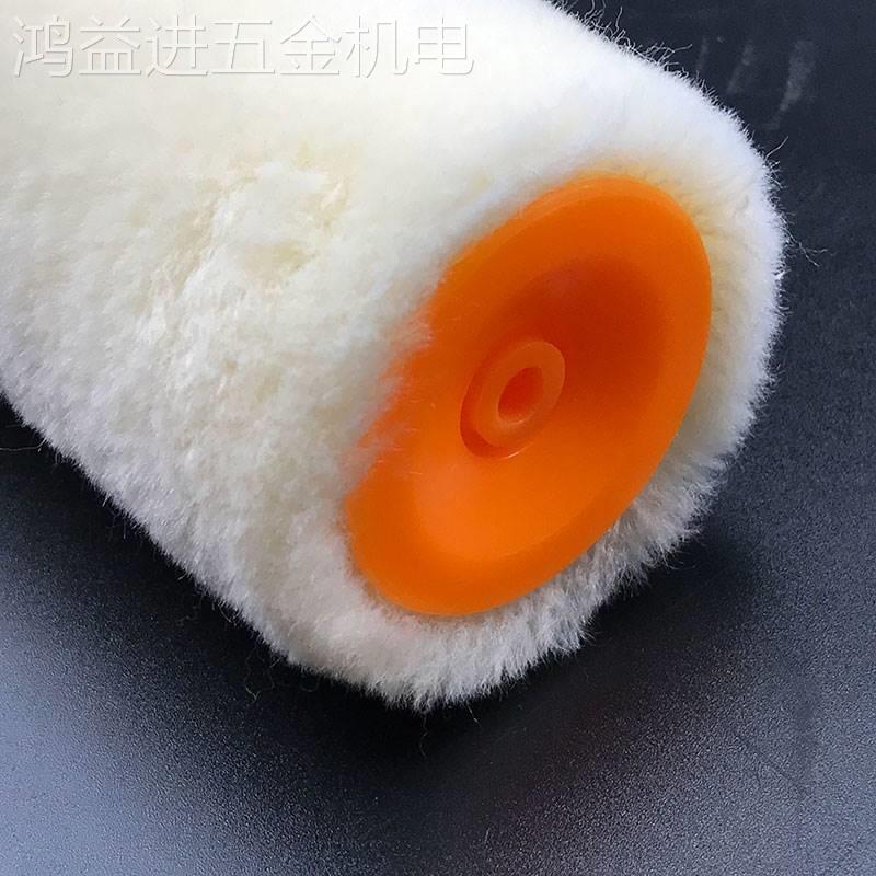 不掉毛热熔无死角羊毛丝光亚光水性乳胶漆氟碳漆环氧细毛滚筒刷