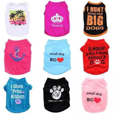 Pet Dog Clothes Summer Puppy Pet Clothing For Dog Vest Shirt