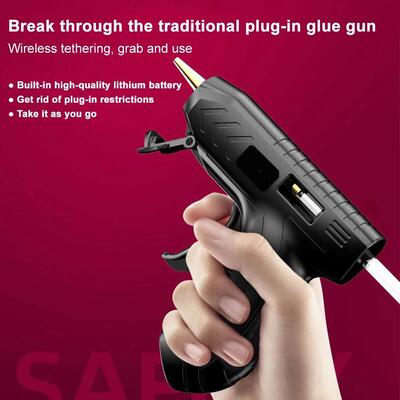 Household Lithium Electrothermal Glue Gun with 7mm Glue Stic