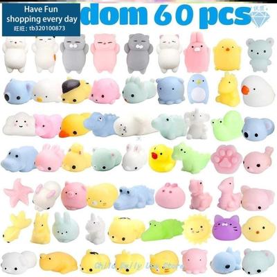 60 PcS SquiShieS Mochi AniMA SquiShy ToyS for KidS PArTy捏捏