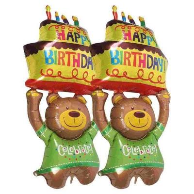 Bear Balloon Animal Balloons Lovely Cake Aluminum Film