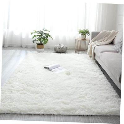 Plush Carpet Living Room Bedroom Fluffy Rug Floor Mat 地毯1